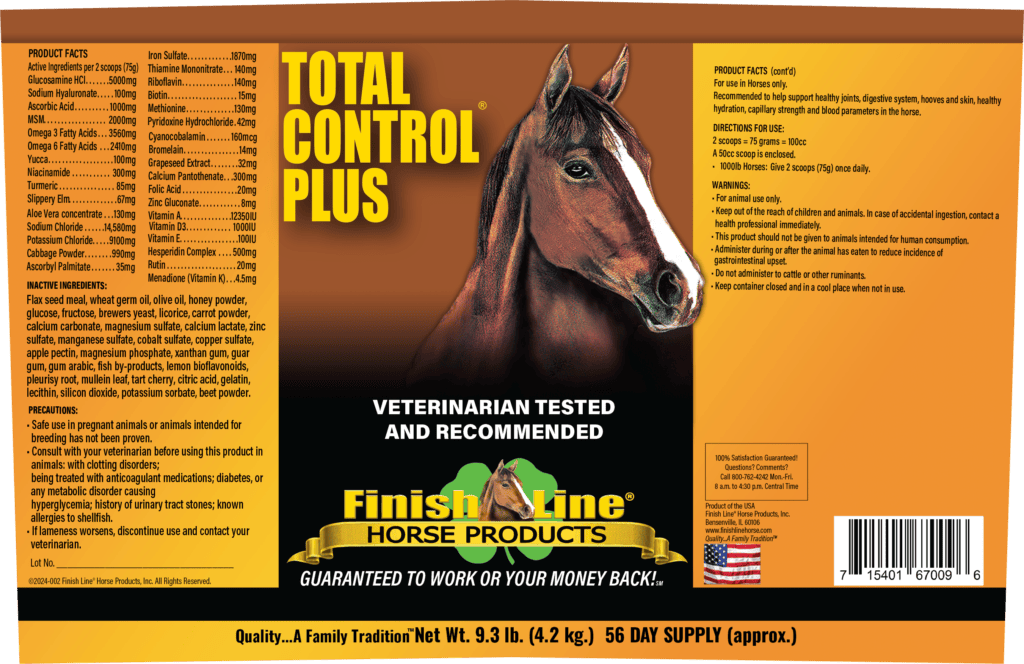 Total Control® Plus - Finish Line® Horse Products, Inc