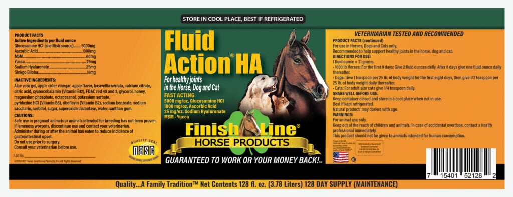 Fluid Action® HA Liquid - Finish Line® Horse Products, Inc